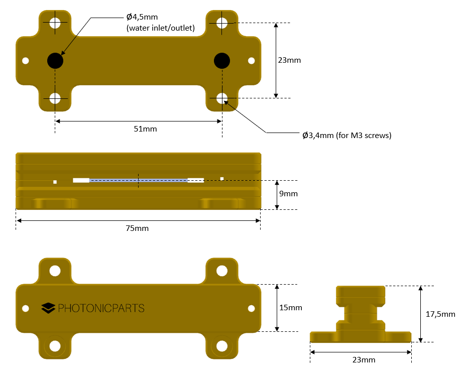 PHOTONICPARTS - Products - Slab Crystal Packages